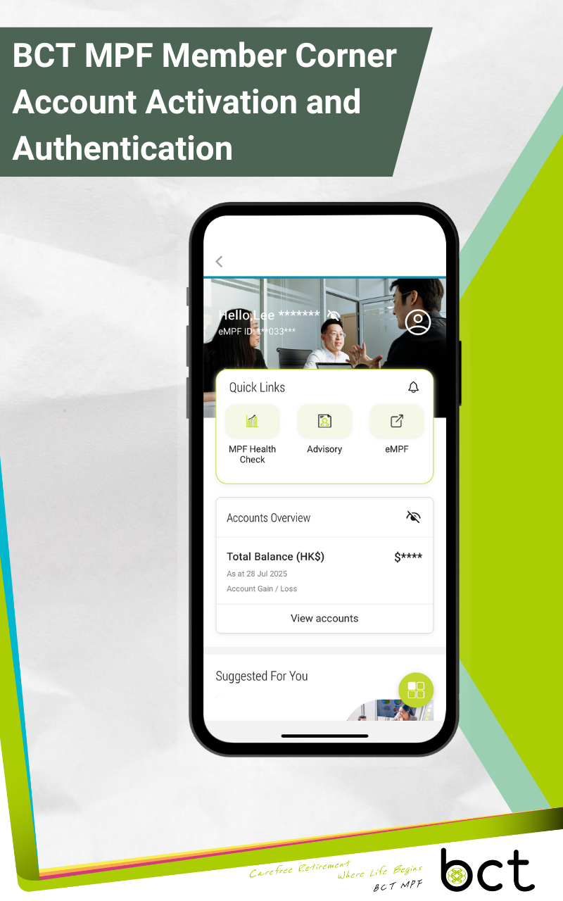 BCT MPF | MPF Contribution | Account Consolidation | Retirement Planning | BCTHK